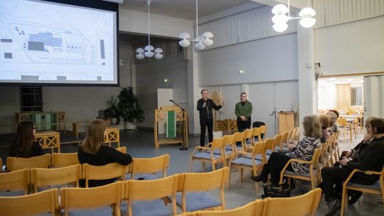 Luonnokset seurakuntakeskuksen uudisrakennuksesta esiteltiin ...