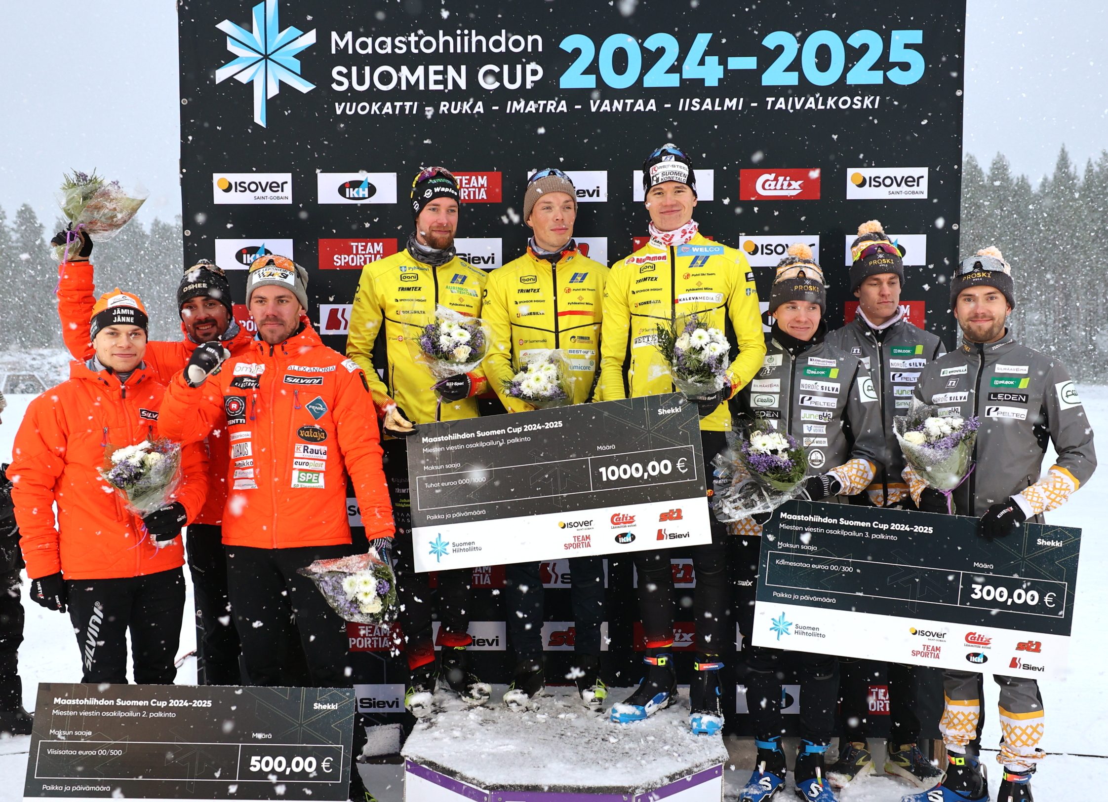 Hiihdon kotimainen kilpailukausi käyntiin Pohti SkiTeamin keltaisten ...